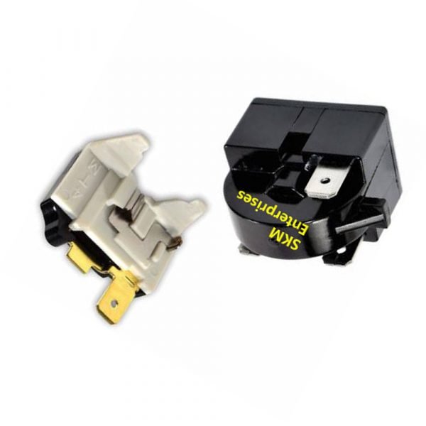 LG Double Door Fridge Compressor Relay And Olp or Over Load Protector 3 ...
