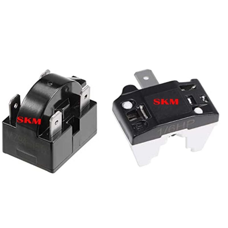 LG Single Door Fridge Compressor Relay And Olp or Over Load Protector 4 ...