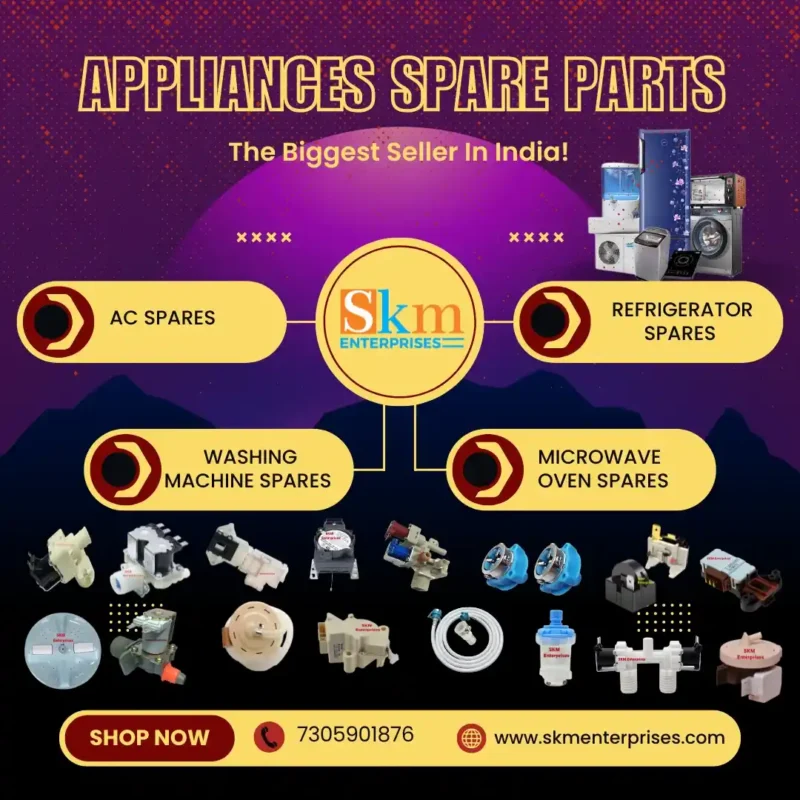 No ,1 Best Washing Machine Spare Parts Shop in Sikkim – SKM Enterprises