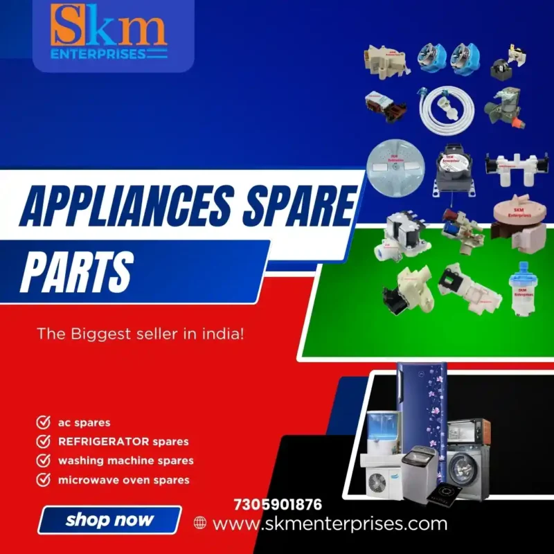 No ,1 Best Washing Machine Spare Parts Shop in Shivamogga Karnataka – SKM Enterprises